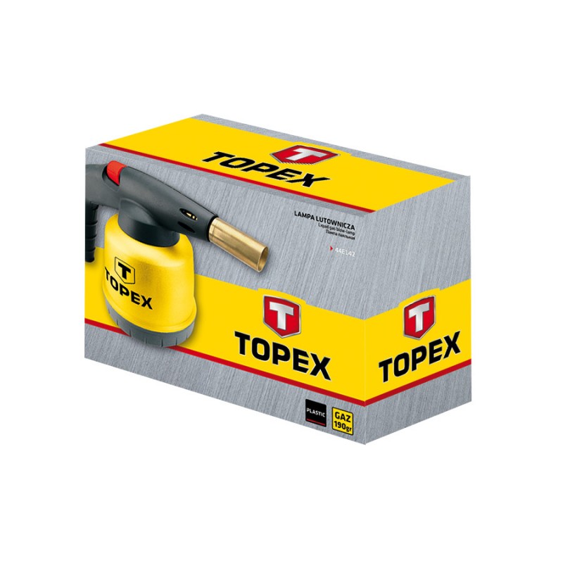 TOPEX Blow Torch Burner with Butan Gas Cartridge BBQ Tool Fire Camping ...