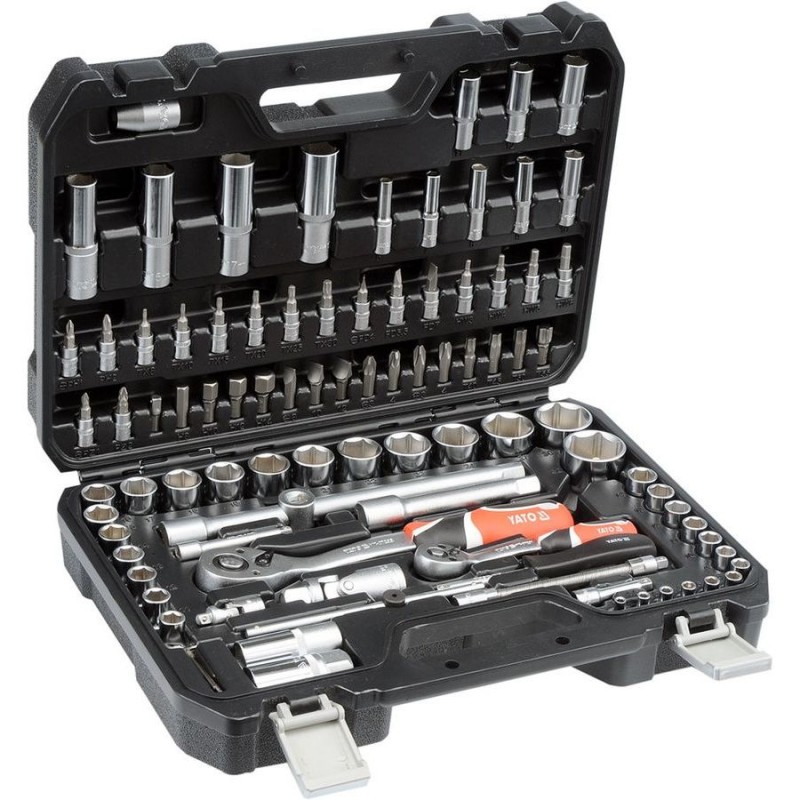 YATO Professional Ratchet Socket Set 1/4" & 1/2" 94 pcs (YT-1268)