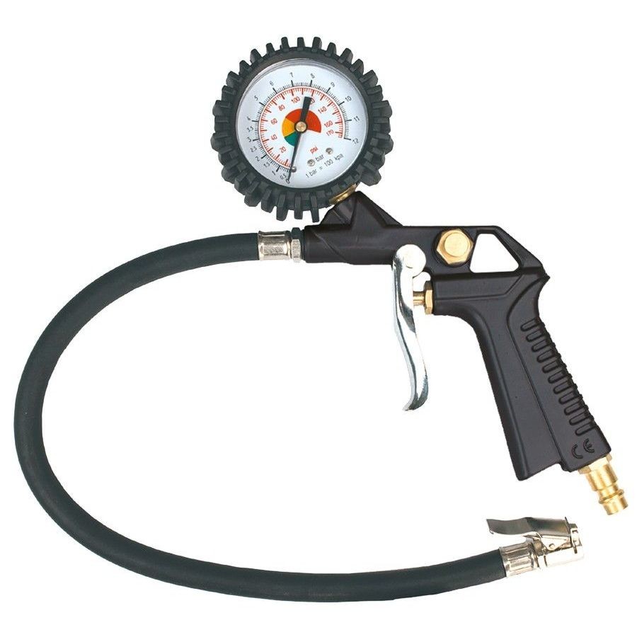 TOPEX Air Inflating Gun With Manometer - Air Tools - Automotive