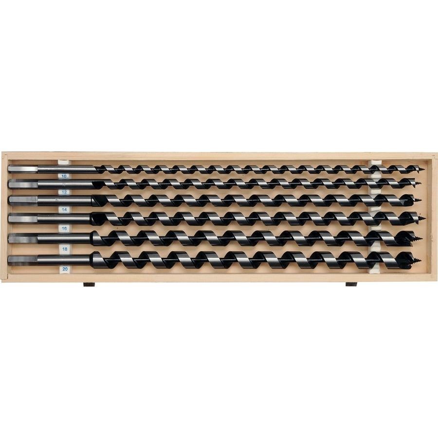 YATO Hex Wood Auger Drill Bit 450mm, 6 pcs - Drill Sets - Accessories