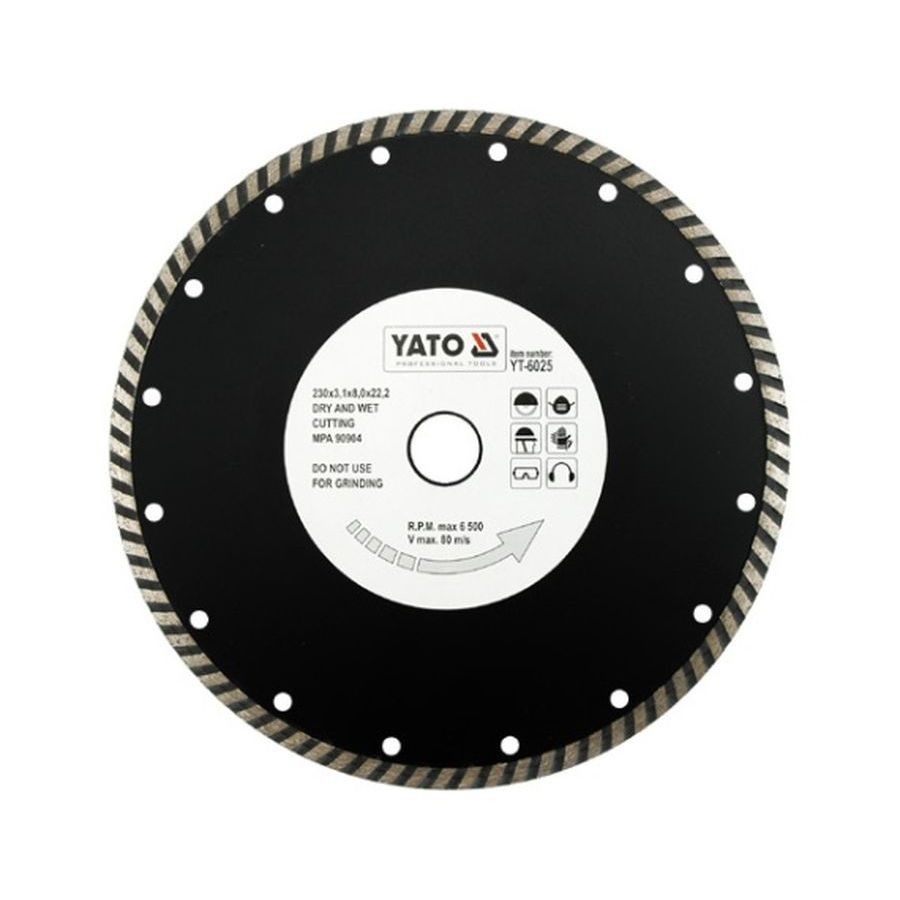YATO Turbo Diamond Disc/Blade 230mm - Accessories